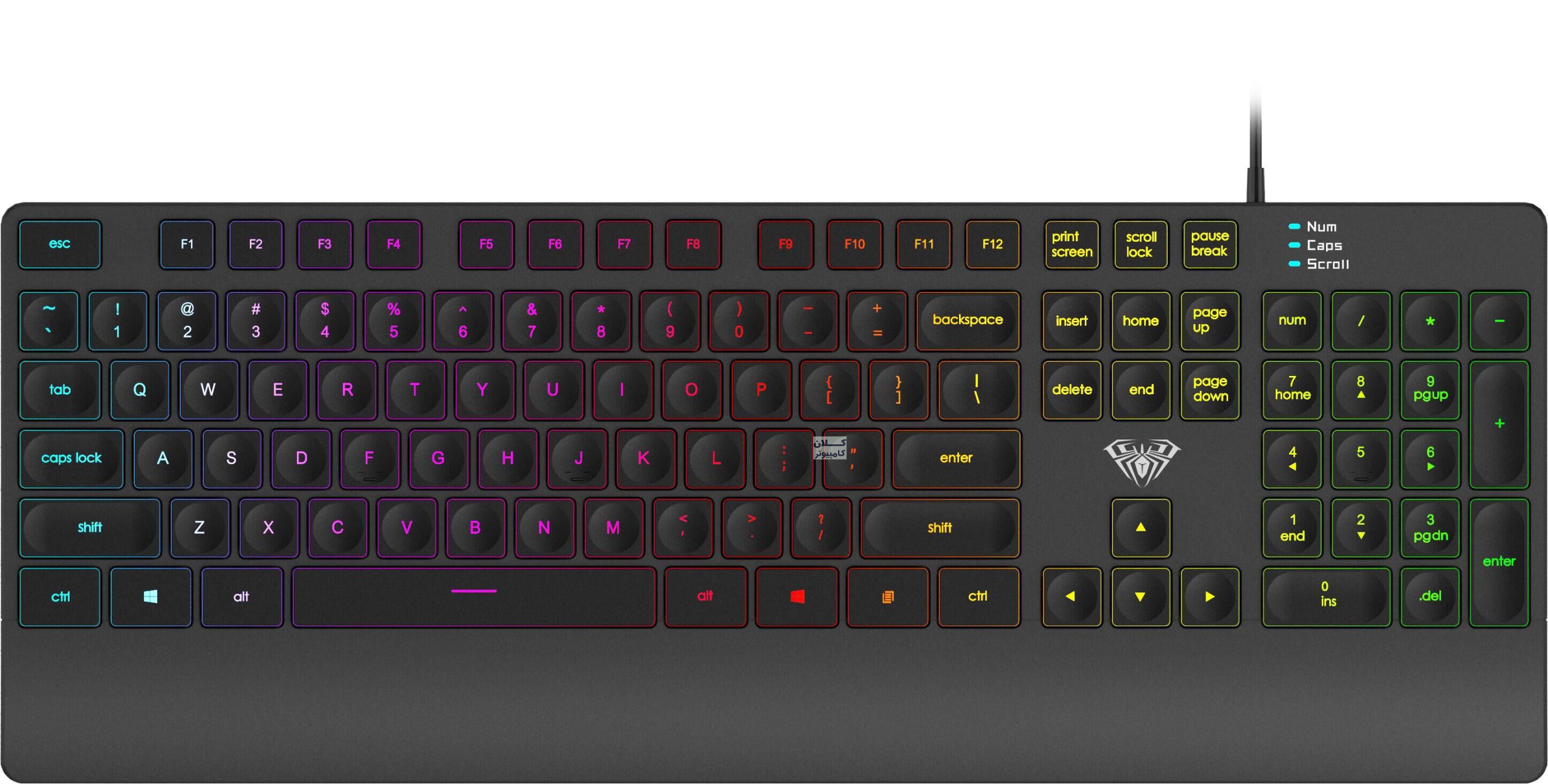 کیبورد و ماوس سیمدار گیمینگ برند AULA مدل T201 - فروشگاه اینترنتی کلان ...